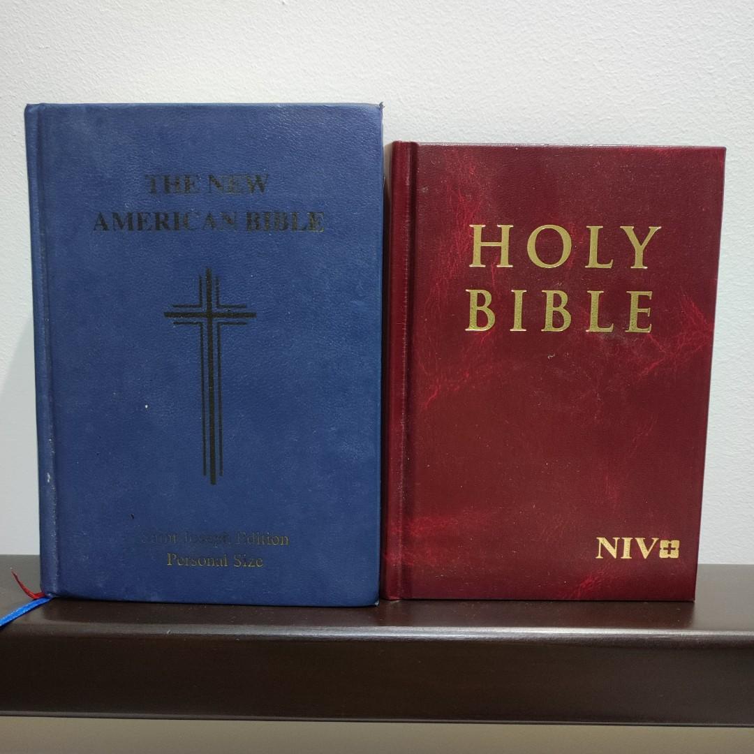 Set of 2 Bibles (complete New + Old Testament), Hobbies & Toys, Books ...
