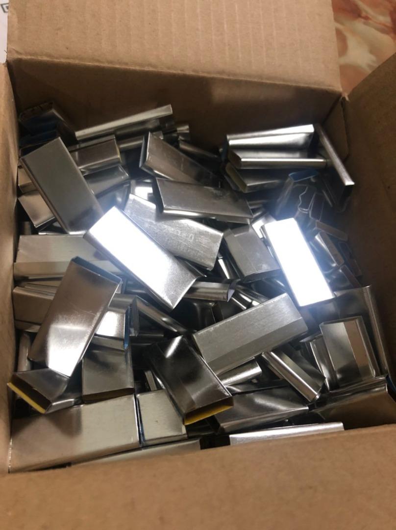 Strapping Clip / Metal Packing Clip / PVC Strapping Clip - 1 box 5/8 ...