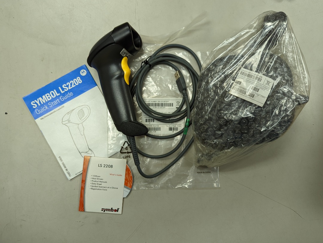 Symbol LS2208 General Purpose Barcode Scanner, Computers & Tech, Office ...