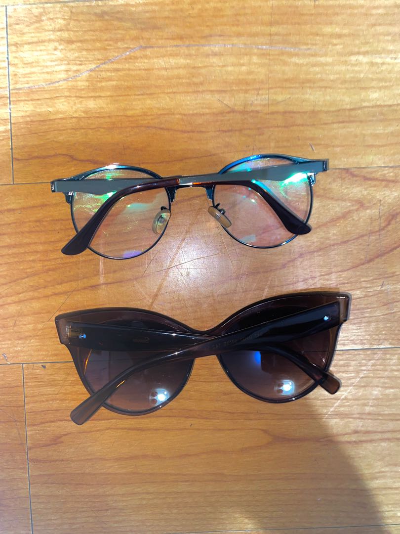 TAKE 2 SUNNIES: Transparent and shaded sunglasses shades (rounded ...