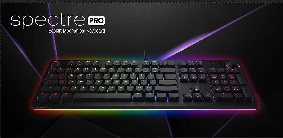 TECWARE SPECTRE PRO RGB BACKLIT MECHANICAL KEYBOARD, Computers & Tech ...