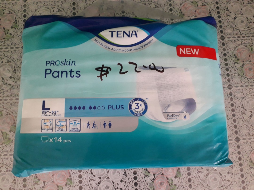 Tena Proskin Adult Pants Diapers, Health & Nutrition, Assistive & Rehabilatory Aids, Adult ...