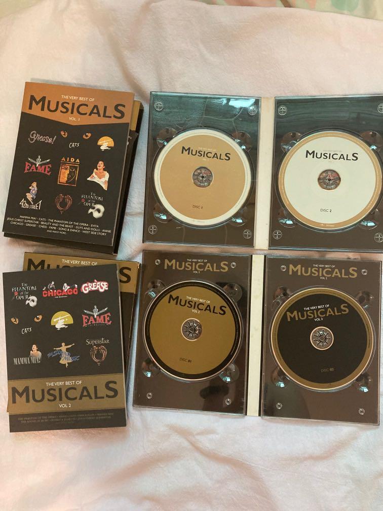 The Very Best Of Musicals Vol. 1 Vol 2 4CDs classic 經典音樂劇, 興趣及遊戲, 音樂、樂器 & 配件, 音樂與媒體 - CD 及 DVD ...