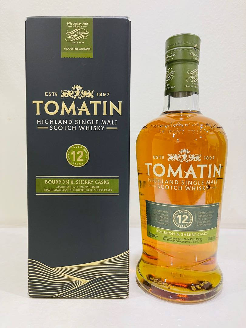 Tomatin 12 Year | 70cl | 43% |, Food & Drinks, Beverages on Carousell