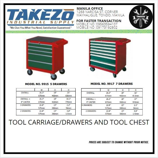 TOOL CARRIAGE / DRAWERS AND TOOL CHEST, Commercial & Industrial ...