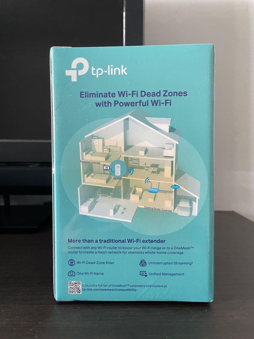 TP Link Mesh Wifi Extender AC1750 RE450, Computers & Tech, Parts ...