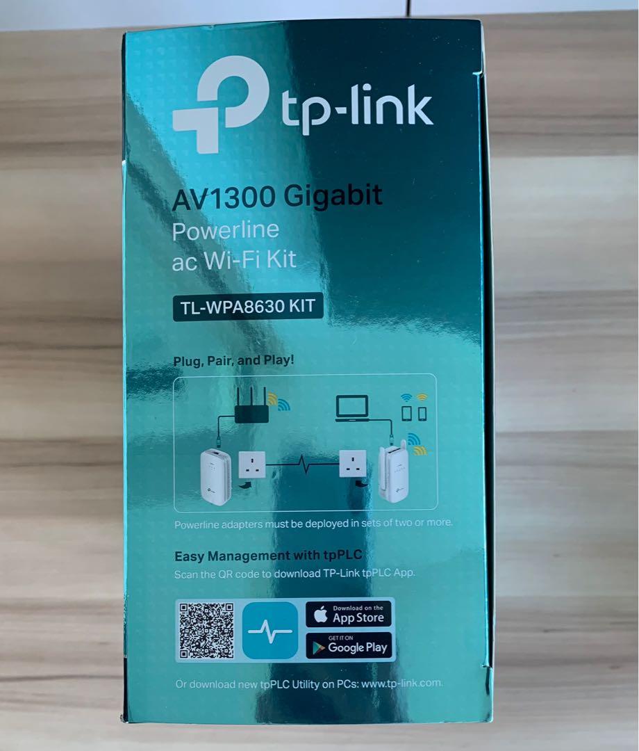 tp-link AV1300 Gigabit Powerline ac Wi-Fi Kit, Computers & Tech, Parts ...