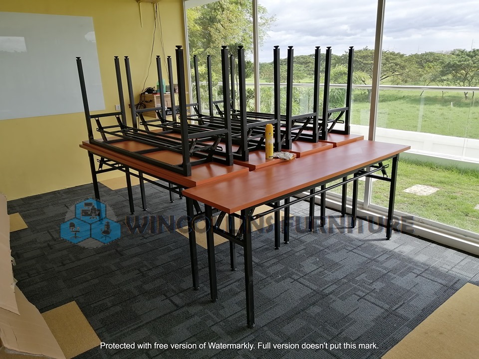 training table - folding table - office table, Furniture & Home Living ...