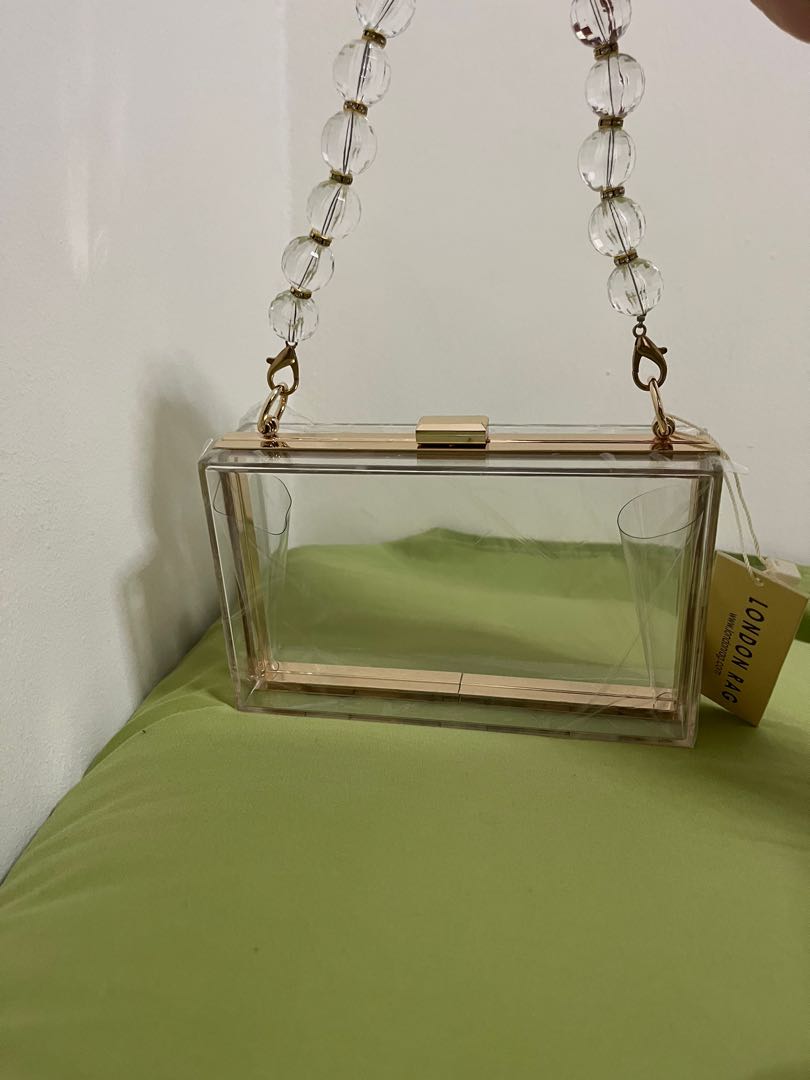 Transparent Clutch, Women's Fashion, Bags & Wallets, Clutches on Carousell