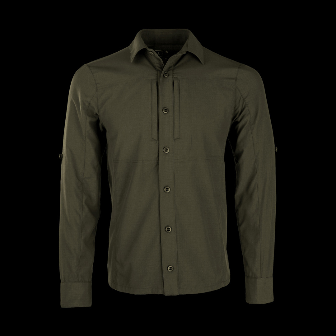 Triple Aught Design TAD Latitude Field Shirt Long Sleeve - Tarmac, Men ...