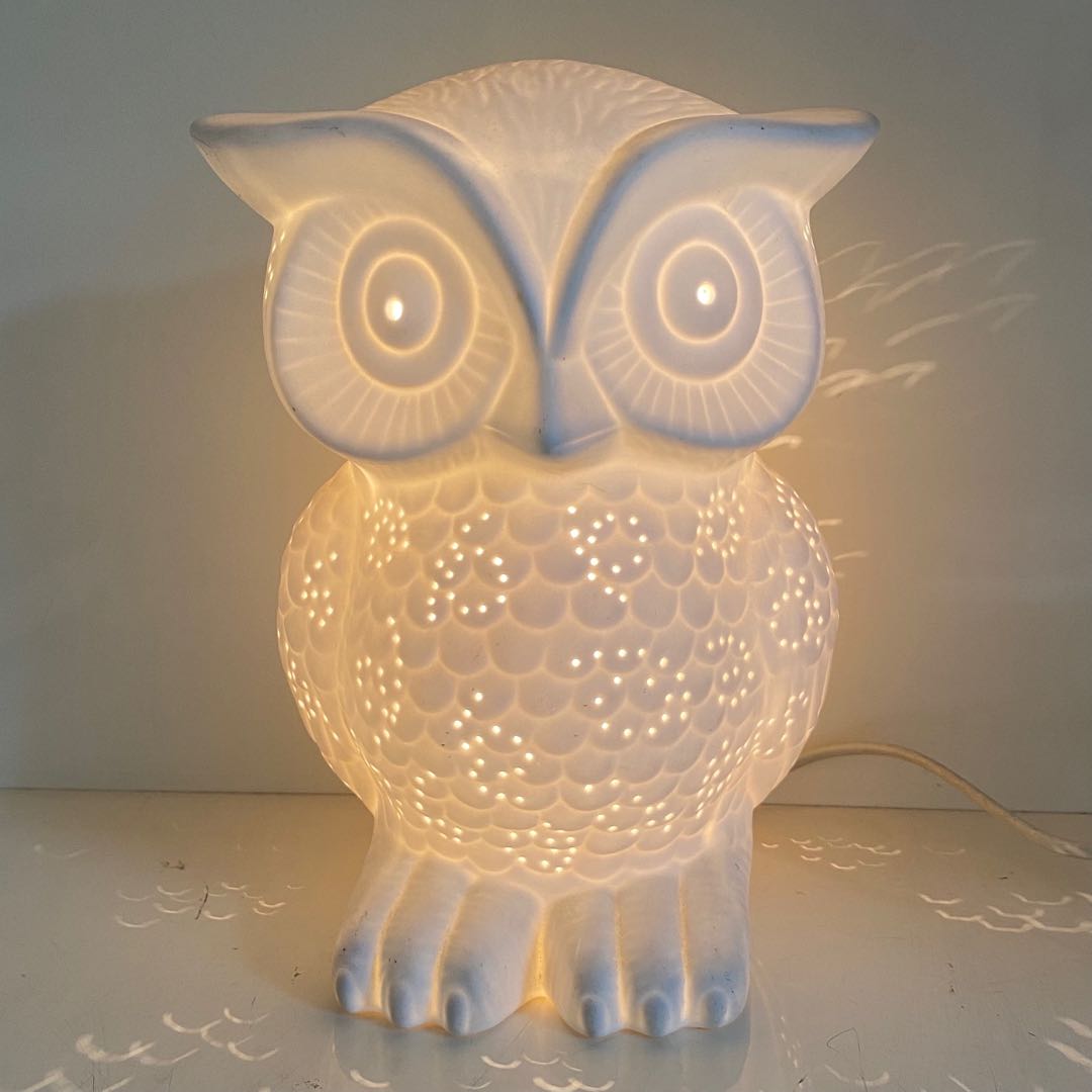 Typo - Owl night lamp, Perabotan Rumah di Carousell