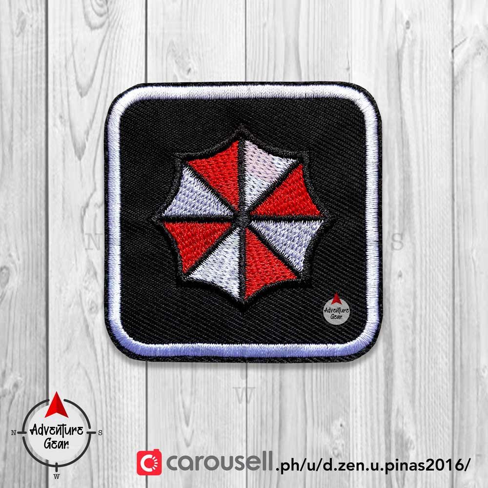 Umbrella Corporation Logo Square Embroidered Patch with Velcro, Sports ...