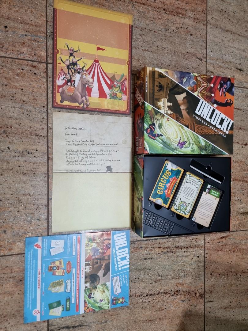Unlock! Timeless Adventures Board Game, Hobbies & Toys, Toys & Games on ...