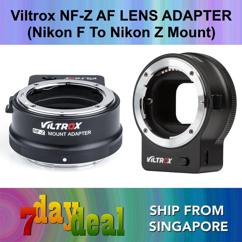 Viltrox NF-Z Auto Focus Lens Mount Adapter For Nikon F Mount lens to Nikon Z Mount Camera ...