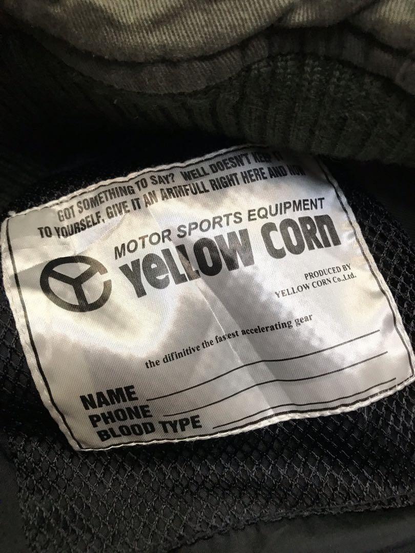 Vintage Yellow Corn Embroidery Logo Jacket, Men's Fashion, Coats ...