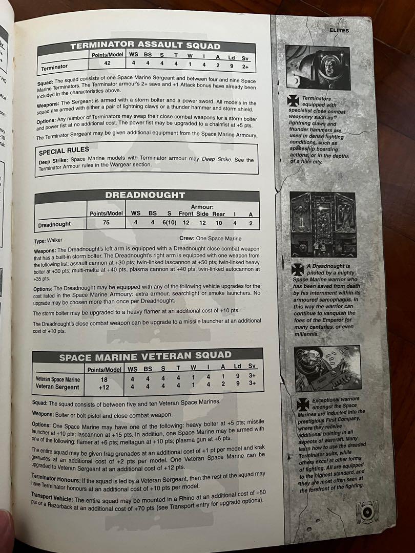 Warhammer40K Space Marines, 興趣及遊戲, 玩具 & 遊戲類 - Carousell