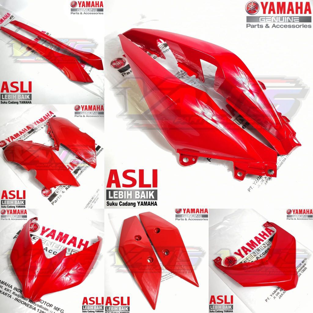 Xmax red glossy original Yamaha 2022, Motorcycles, Motorcycle ...