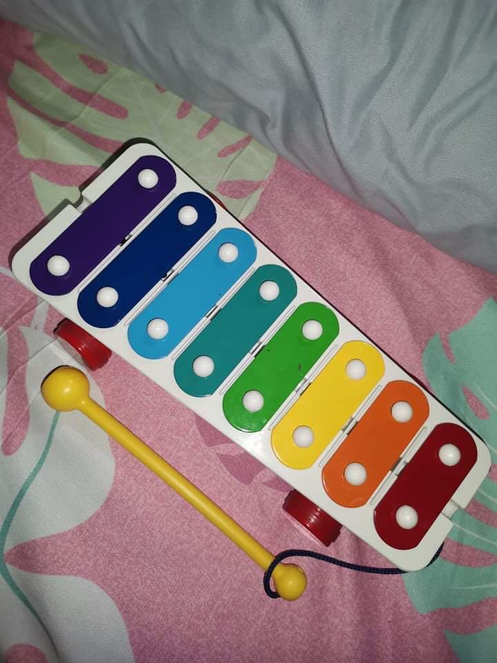 Xylophone with wheels Imported From US, Babies & Kids, Infant Playtime ...