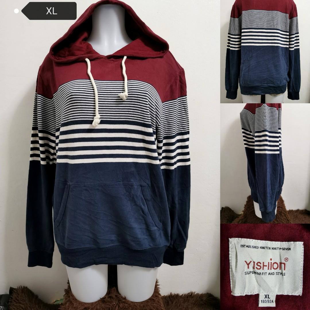 YISHION HOODIE JACKET FOR MEN, Men's Fashion, Coats, Jackets and Outerwear on Carousell