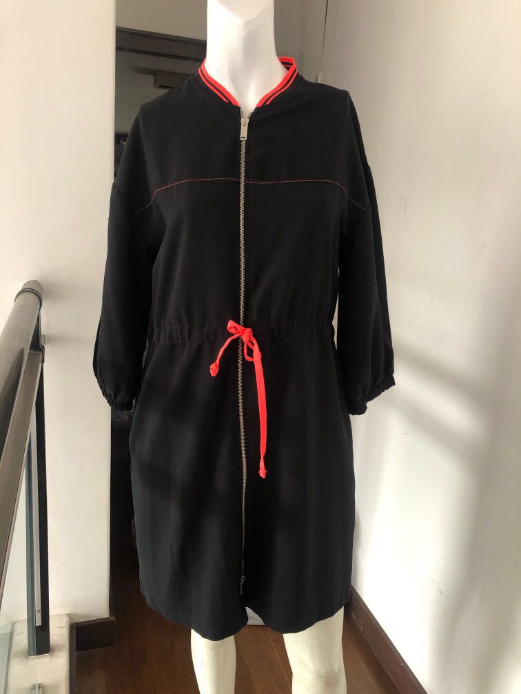 Zara front zip up dress, Women's Fashion, Dresses & Sets, Dresses on ...