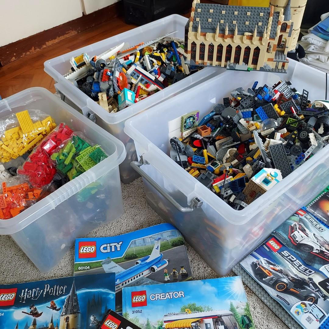 30 kgs of Lego pieces, star wars, creator, ninjago, Harry Potter, many ...