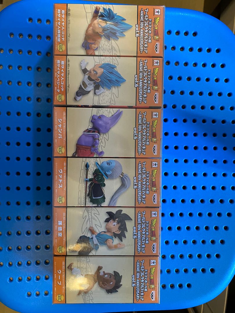 全新2017初日版 龍珠超 dragonball z WCF 30週年 眼鏡廠 悟空歐布 volume 6全6款, 興趣及遊戲, 玩具 & 遊戲類 - Carousell