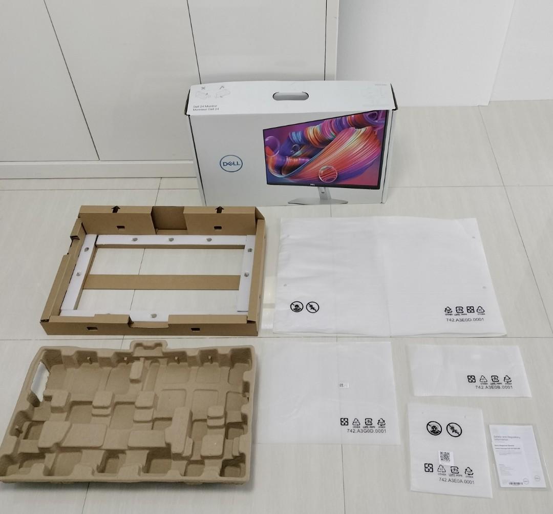 24” Dell Monitor Empty Box With Protection Set, Computers & Tech, Parts ...