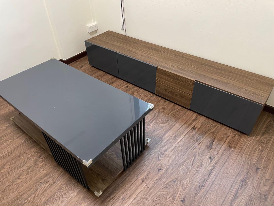 2nd hand tv console and coffee table, Furniture & Home Living ...