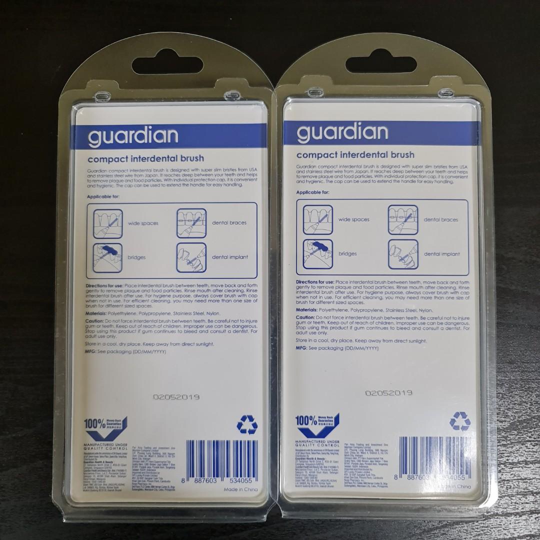 2x Guardian Interdental Brush, Beauty & Personal Care, Oral Care on ...