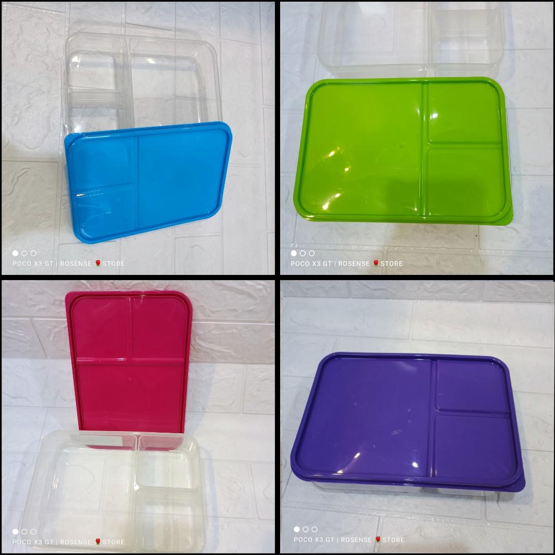 3 compartment 1000ml Food Container Child 3 divisions lunch box 3 ...