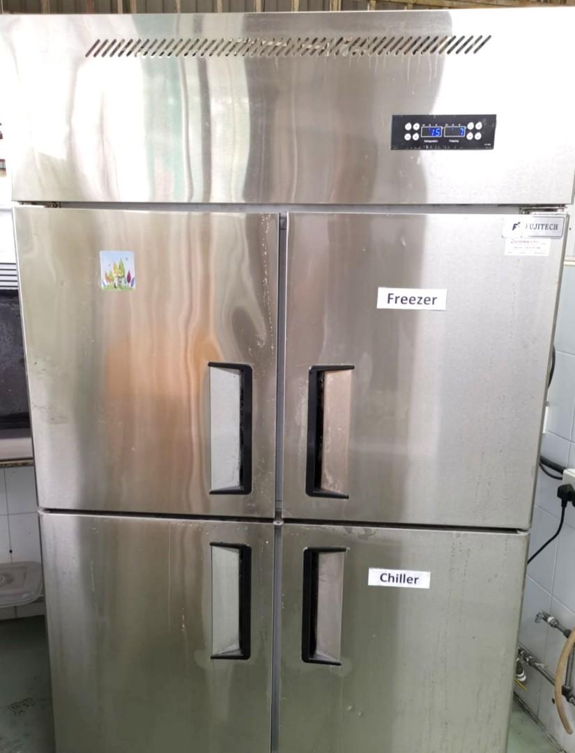 4 Door Stainless Steel Chiller / Freezer (1000L), TV & Home Appliances ...