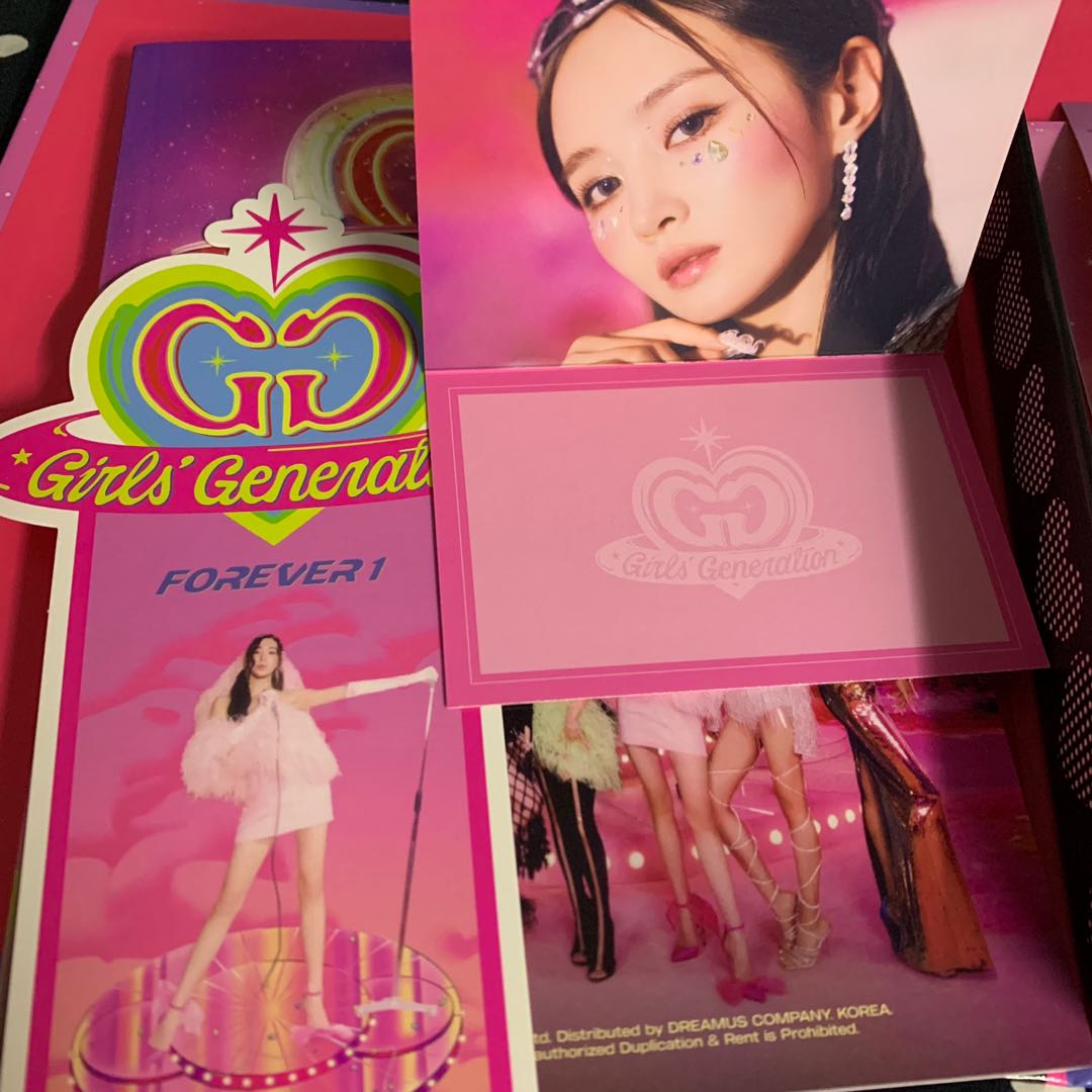 [賣/只換太妍 泰妍] 少女時代正規七輯 FOREVER1 內容物 tiffany ticket Yuri invitation card ...