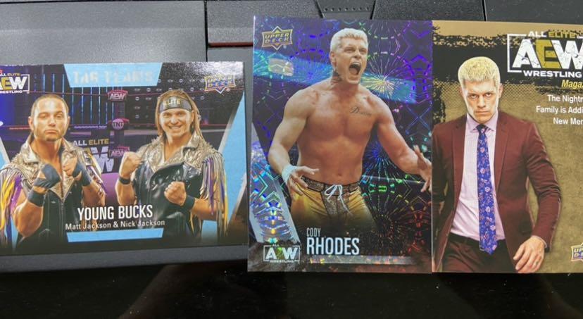 AEW Upper Deck 2021 Trading Cards Full Hobby Box Opened Sting Kenny ...