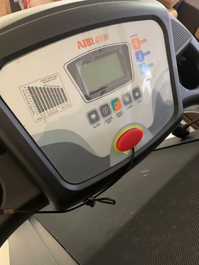 AIBI GYM Motorised Treadmill AB-T100, Sports Equipment, Exercise ...