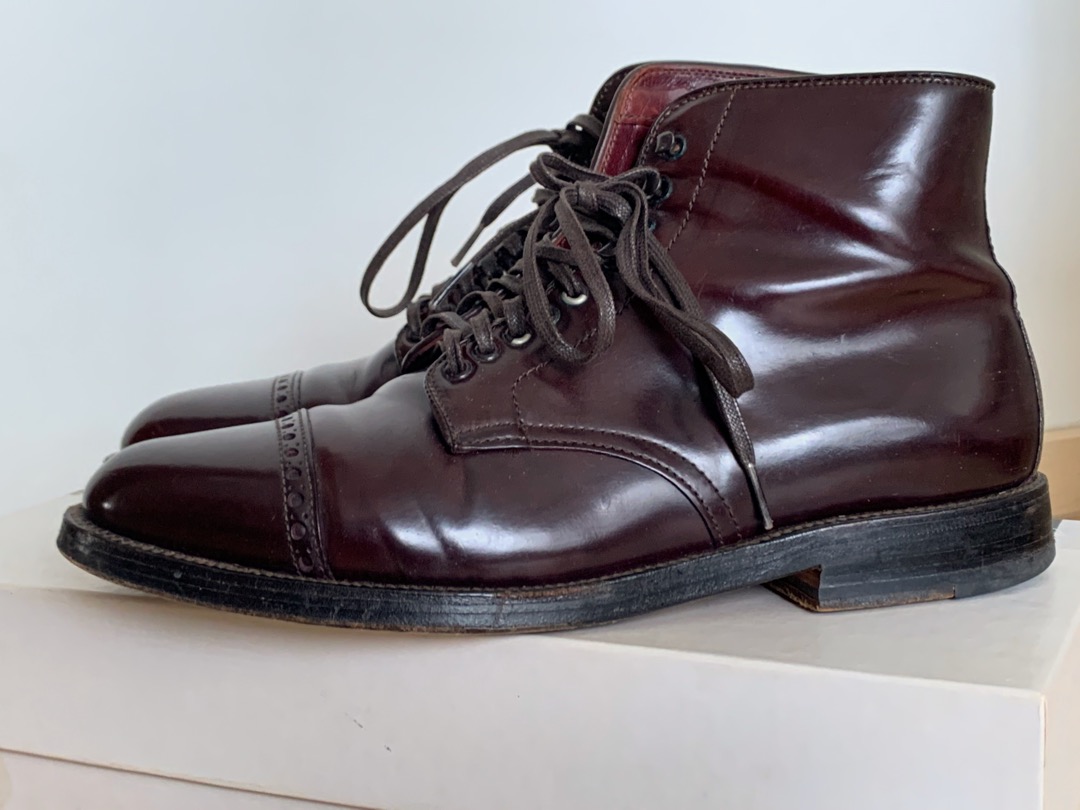 Alden Shell Cordovan Boots 8E, Men's Fashion, Footwear, Boots on Carousell