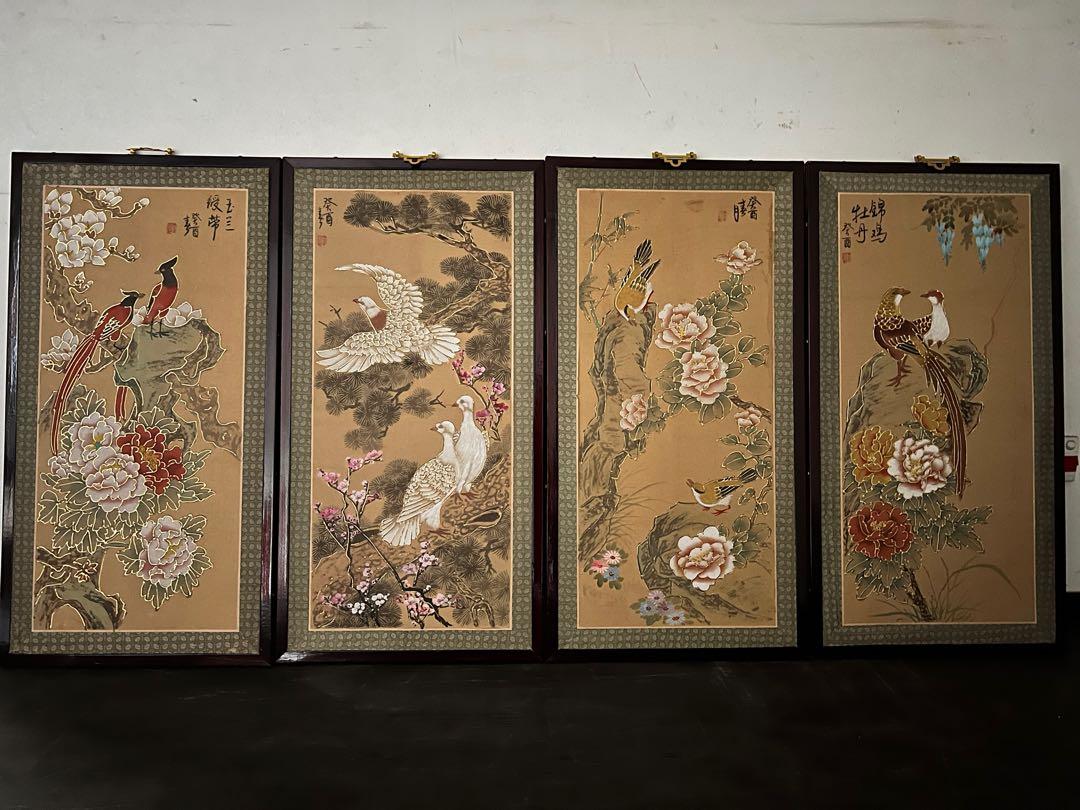 Antique panels / drawings, Furniture & Home Living, Furniture, Shelves ...