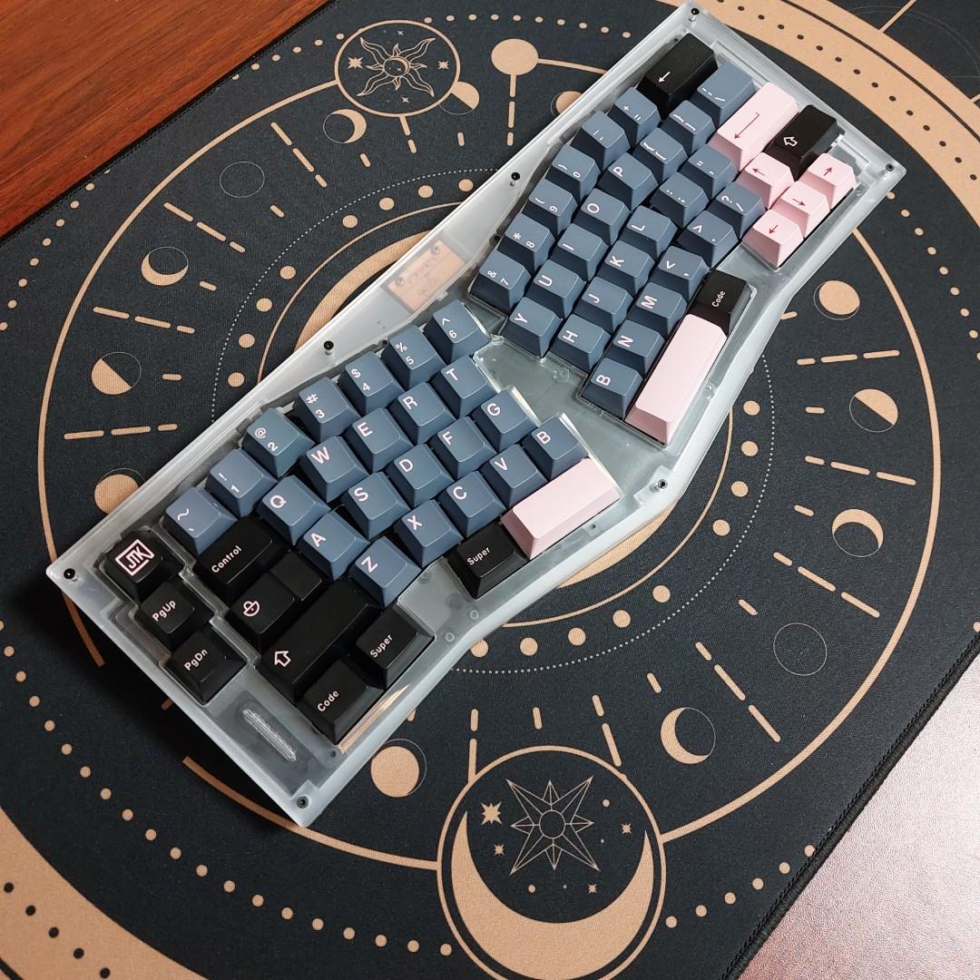 Arcylic Spring Keyboard (Owlabs Spring PCB + Arcylic Case) with JTK ...