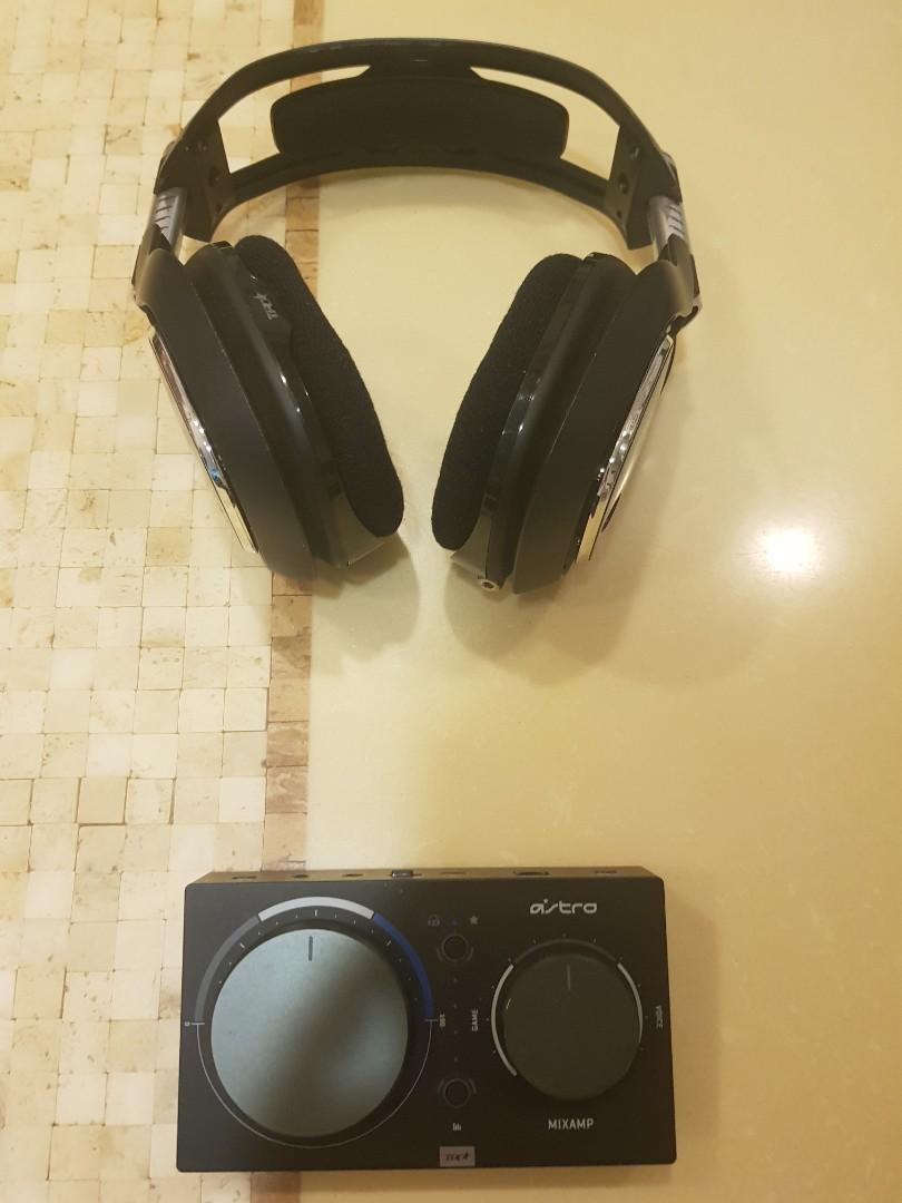 Astro A40 headset with Mixamp Pro, Audio, Headphones & Headsets on ...