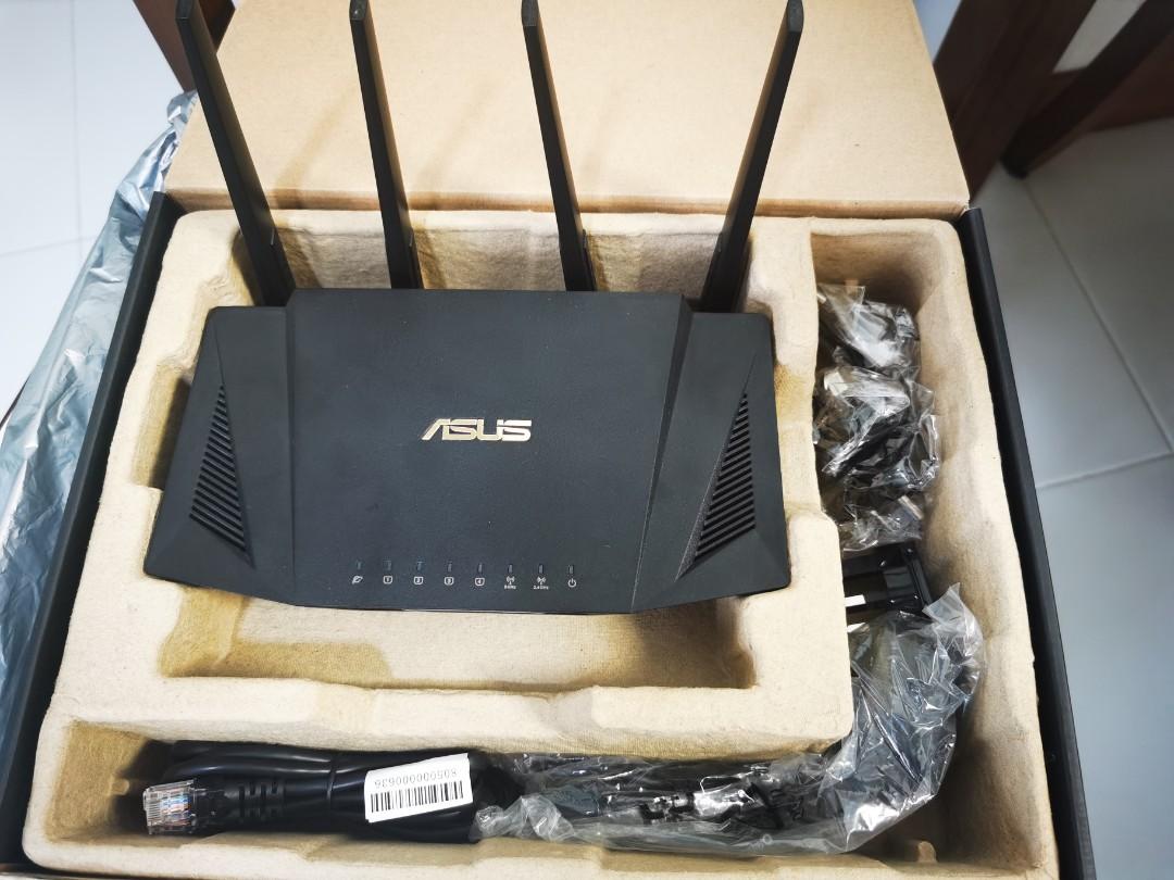 ASUS RT AX3000 Dual Band Wifi 6 Router, TV & Home Appliances ...