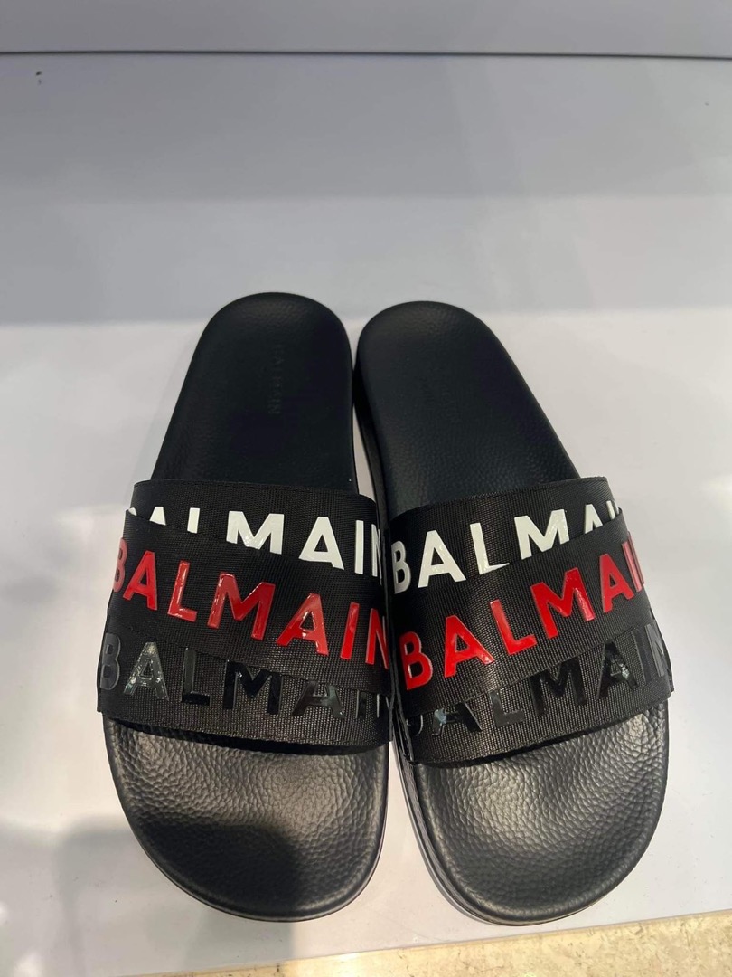 AUTHENTIC BALMAIN SLIDES (available in different sizes), Men's Fashion ...