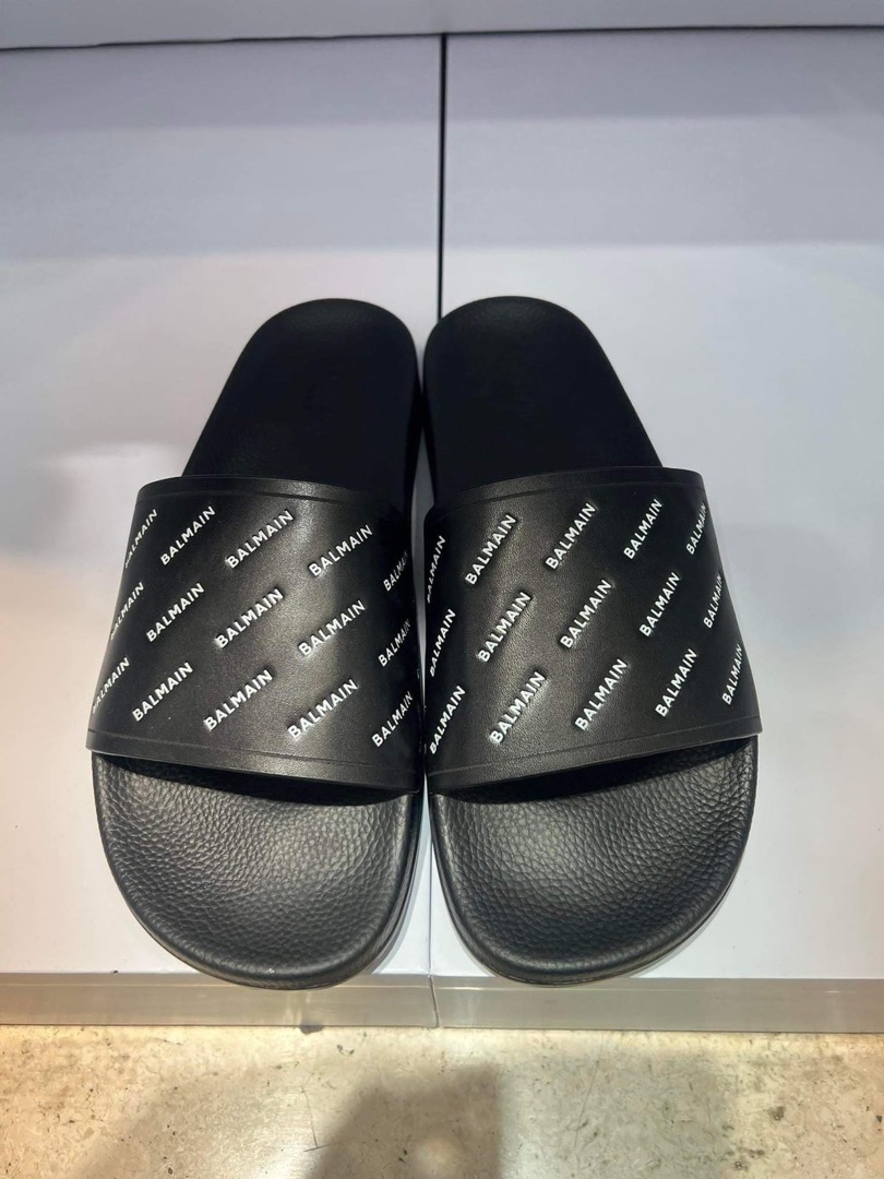 AUTHENTIC BALMAIN SLIDES (available in different sizes), Men's Fashion ...