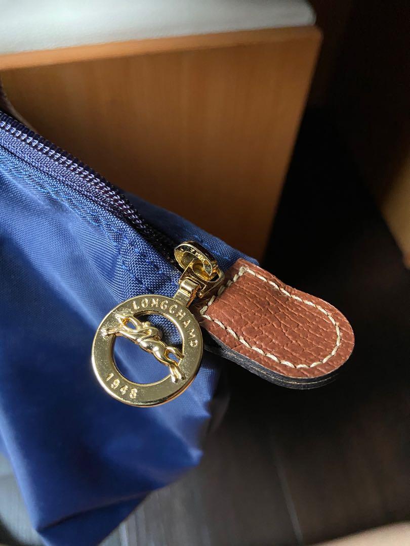 Authentic Longchamp Navy Le Pliage Tote Bag, Women's Fashion, Bags ...