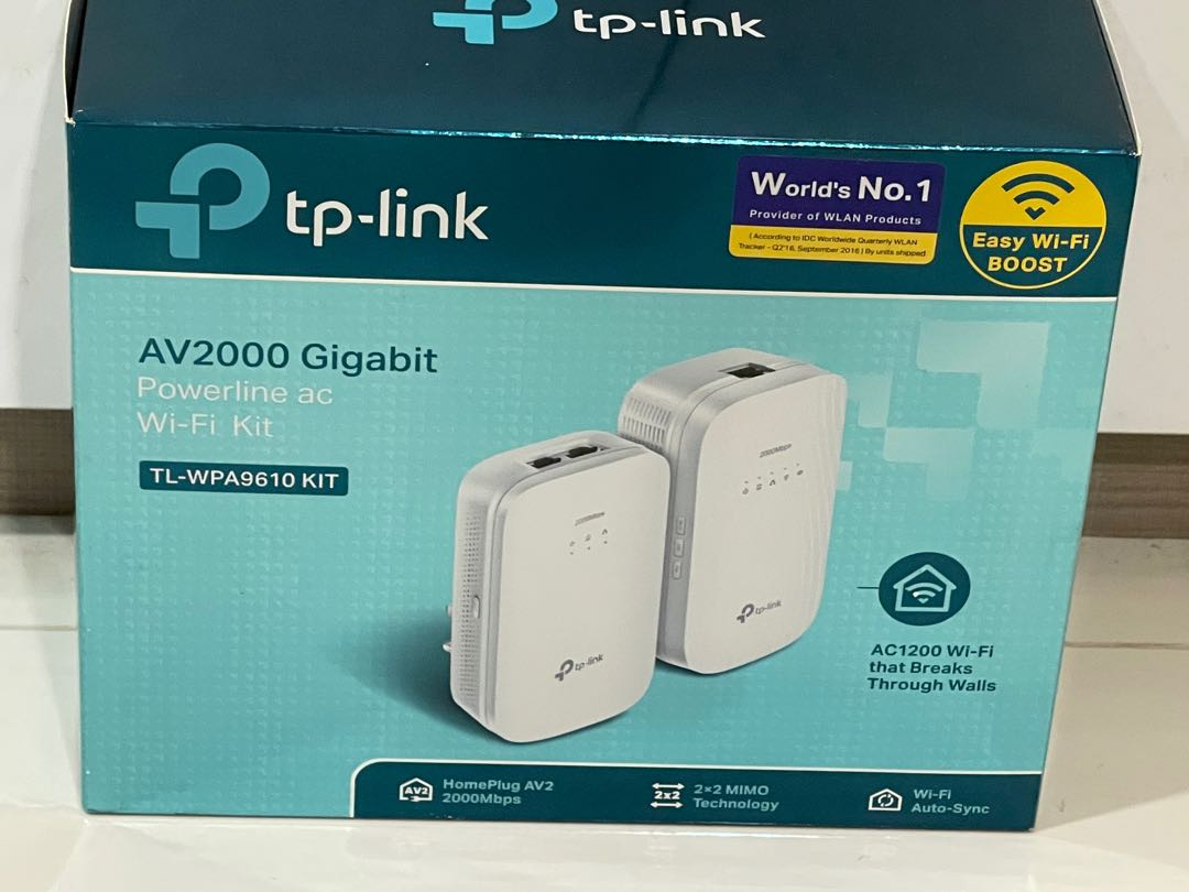 AV2000 Powerline AC Wifi Kit, Computers & Tech, Parts & Accessories ...