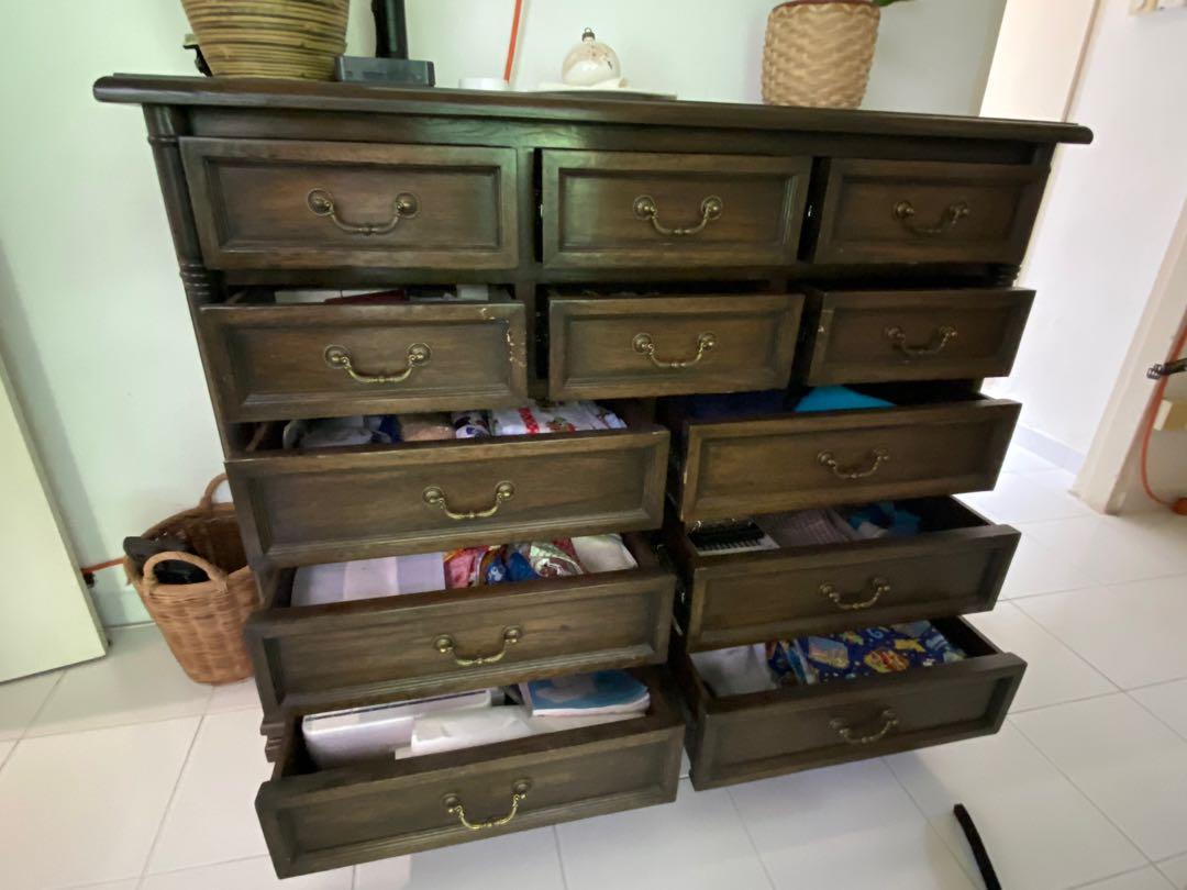 Beautiful custom made solid wood chest of drawers, Furniture & Home ...