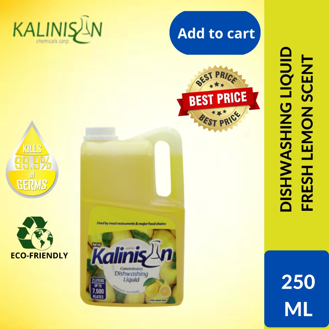 BEST PRICE Kalinisan 2L Dishwashing Liquid Lemon, Furniture & Home ...