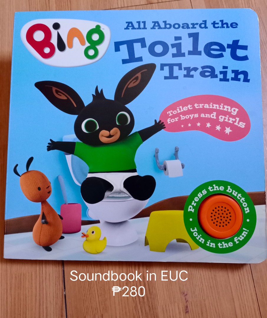 Bing All about the Toilet Train Sound book, Hobbies & Toys, Books ...