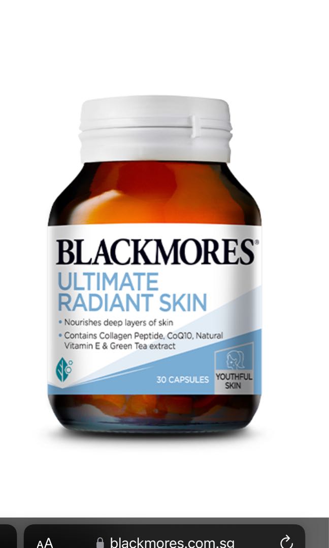 BN Blackmores Ultimate Radiant Skin 30 capsules, Health & Nutrition ...