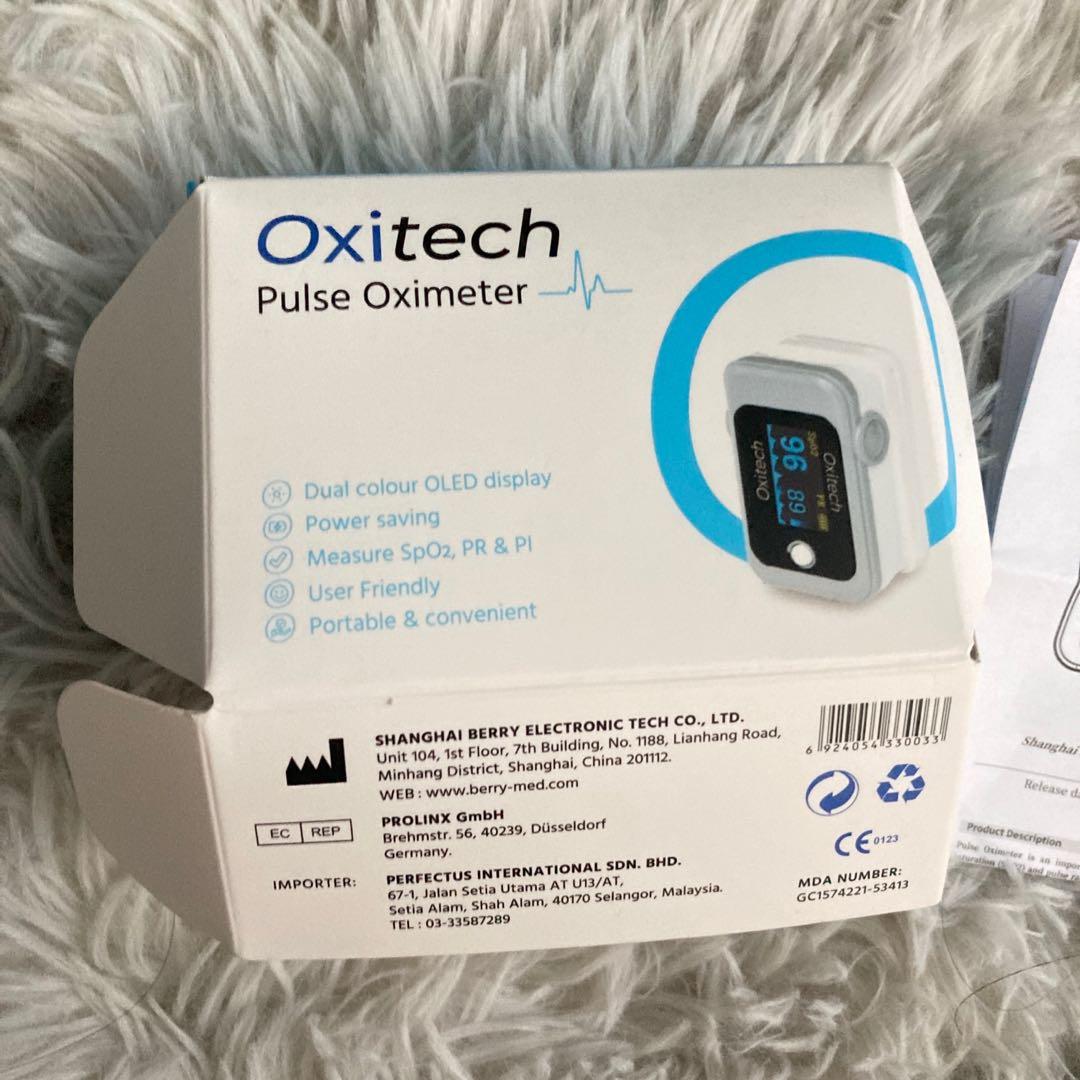 (BN) Oxitech Pulse Oximeter, Health & Nutrition, Medical Supplies ...