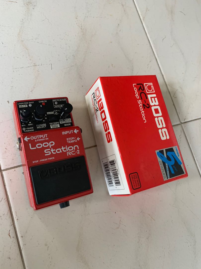 BOSS RC-2 loop station, Hobbies & Toys, Music & Media, Music ...