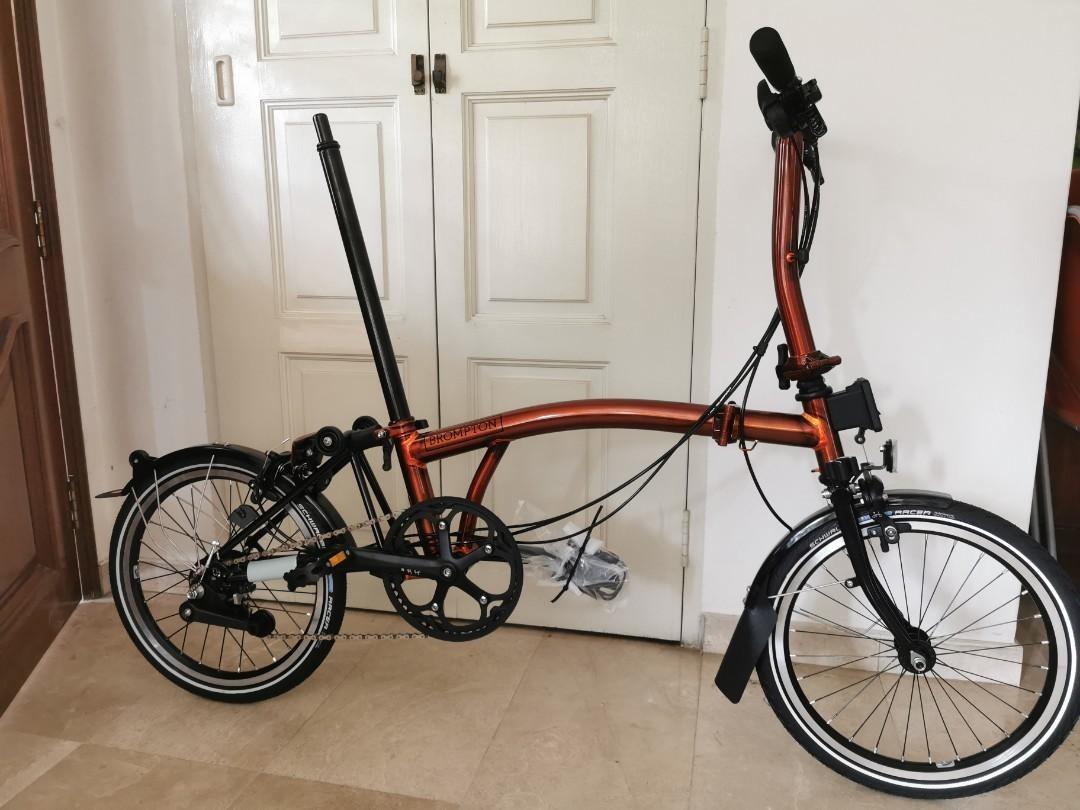 [Reserved] Brompton Flame Lacquer Superlight S6L-X, Sports Equipment ...